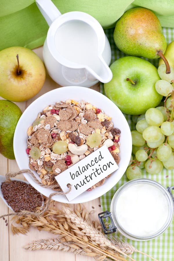 Balanced nutrition stock photo. Image of granola, organic - 29363660