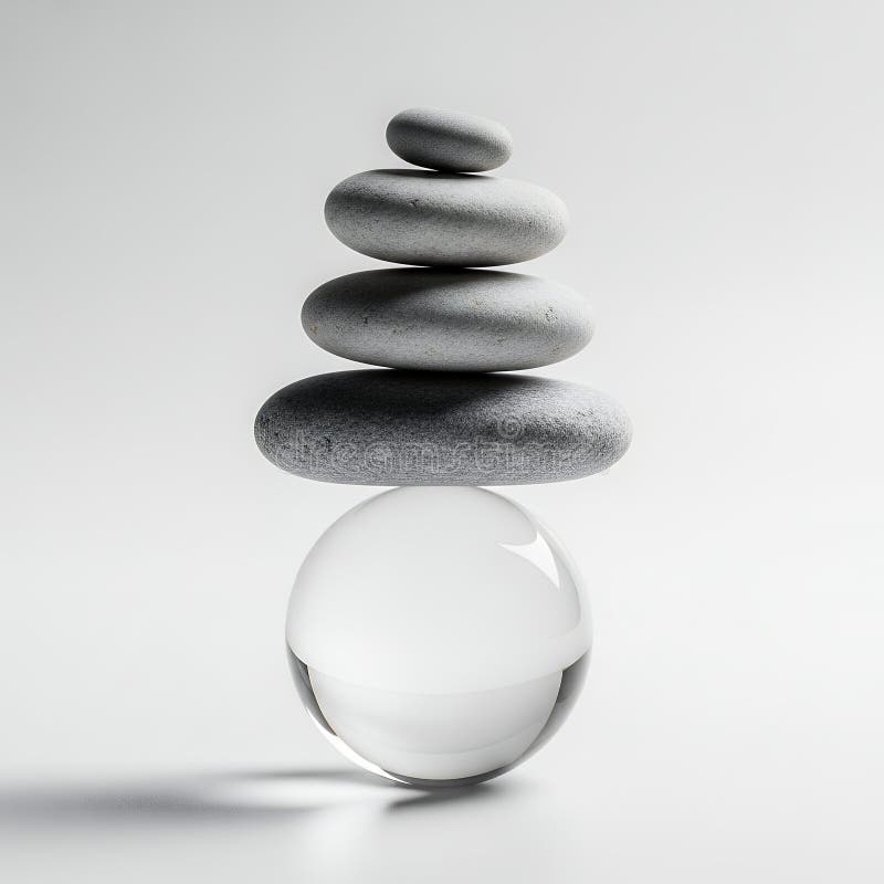 Pebble Stack Minimalist Stock Illustrations – 1,108 Pebble Stack ...