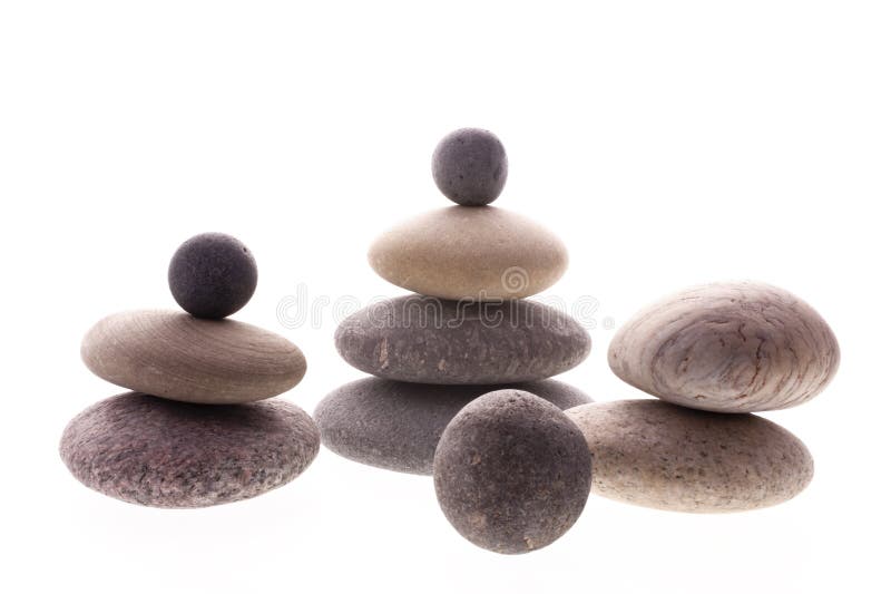 Balanced pebbles stock image. Image of pebble, white - 29518679