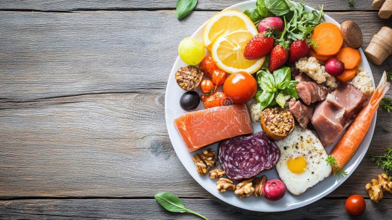 Healthy Eating Plate Visual Guide Stock Photos - Free & Royalty-Free ...