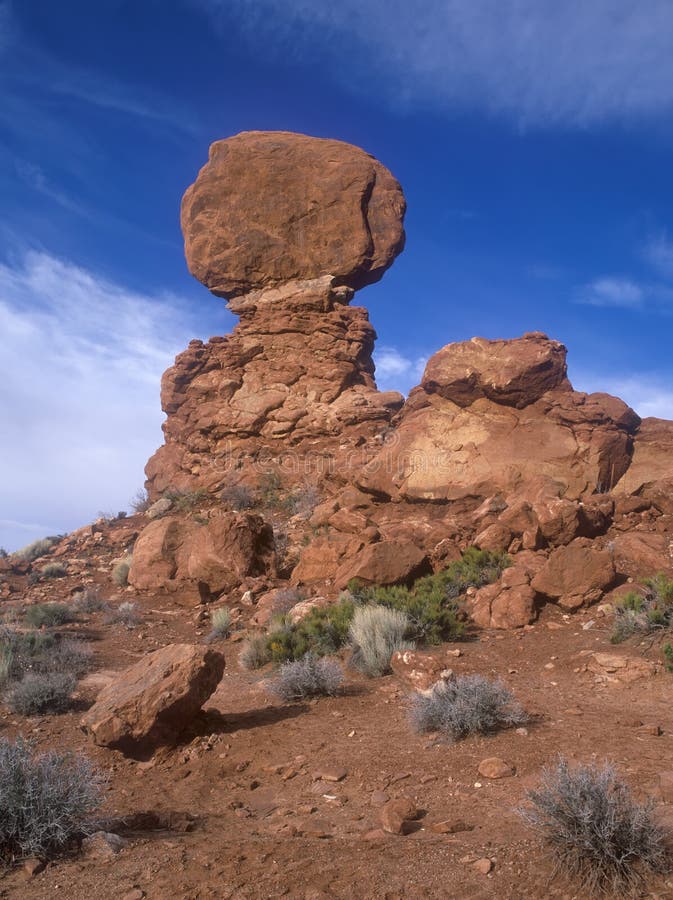 Balanced rock stock photo. Image of natural, solitude - 10291164