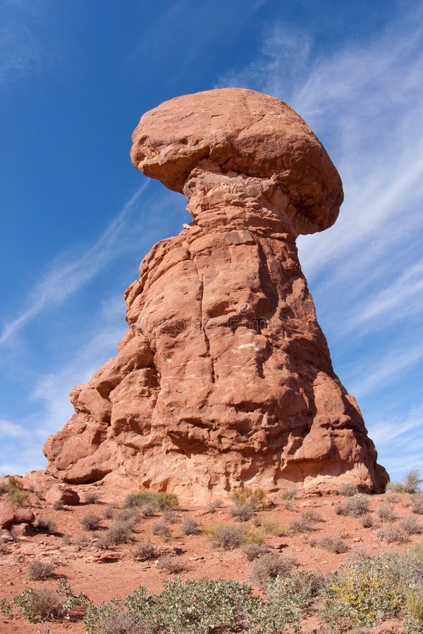 Balanced Rock stock image. Image of nature, moab, mountain - 11225199