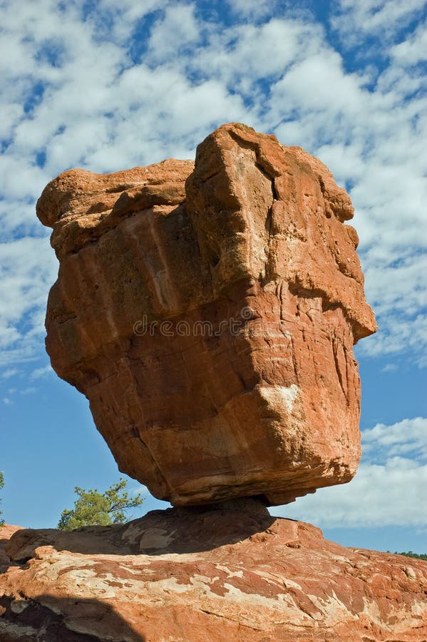 Balanced Rock, Arches, Utah Stock Photo - Image of famous, attraction ...