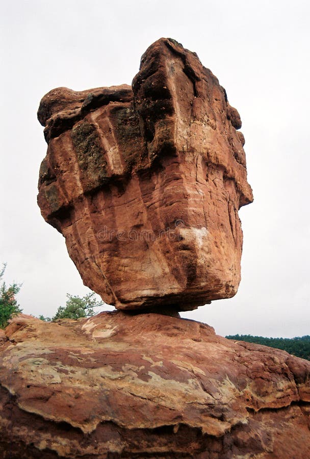 Balanced Rock, Arches, Utah Stock Photo - Image of famous, attraction ...