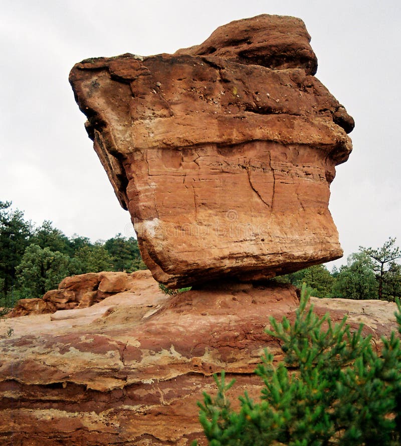 Balanced Rock Formation stock image. Image of texas, southwest - 29490347