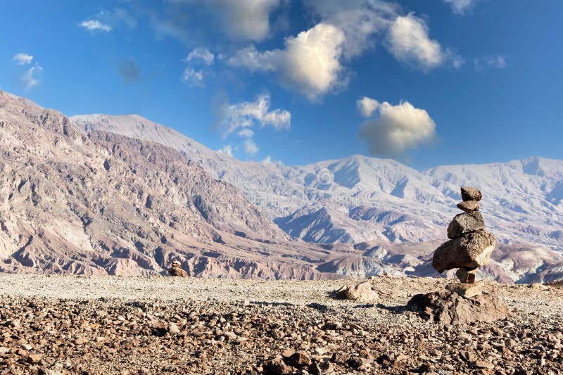 Balanced Rock Formation in Death Valley Stock Photo - Image of rocks ...