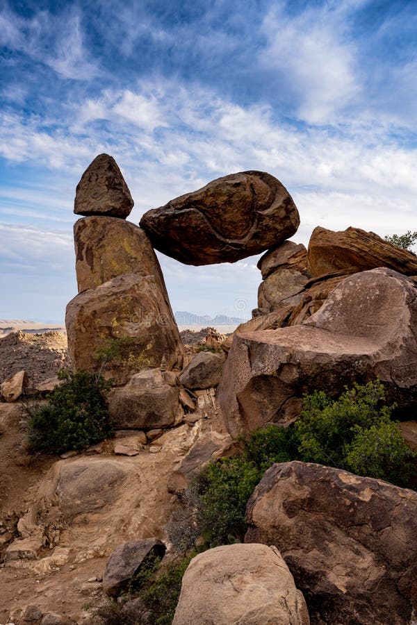 Big Balanced Rock stock photo. Image of rock, formation - 1597490