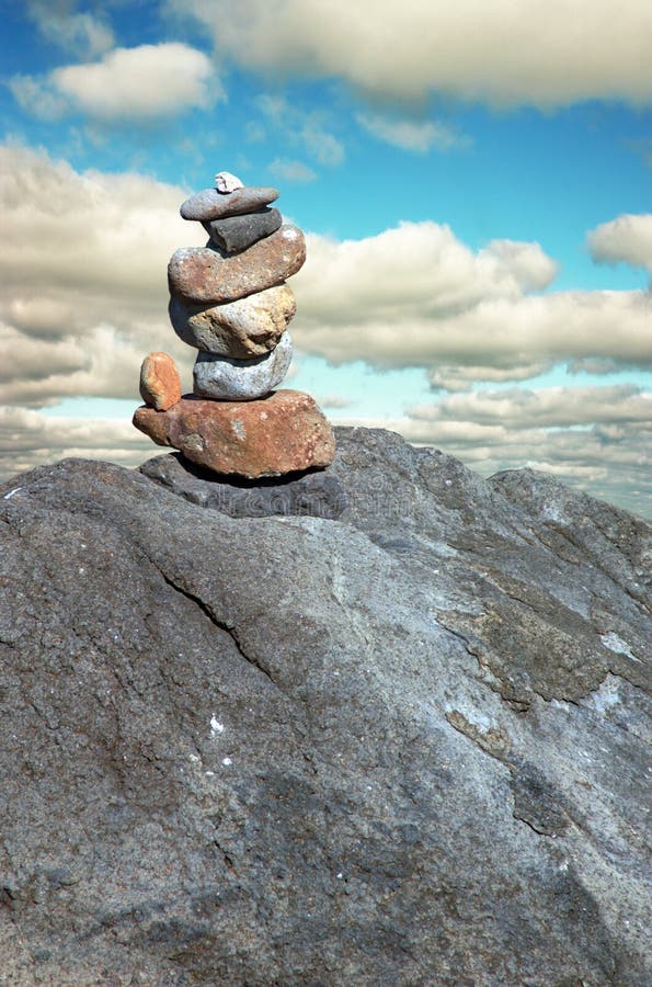 Balanced Rock Stack stock photo. Image of memorial, marks - 2670150