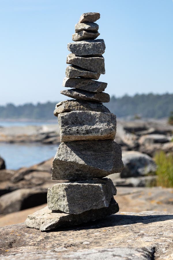 Balanced Rock Formation Under Clear Sky Stock Photos - Free & Royalty ...