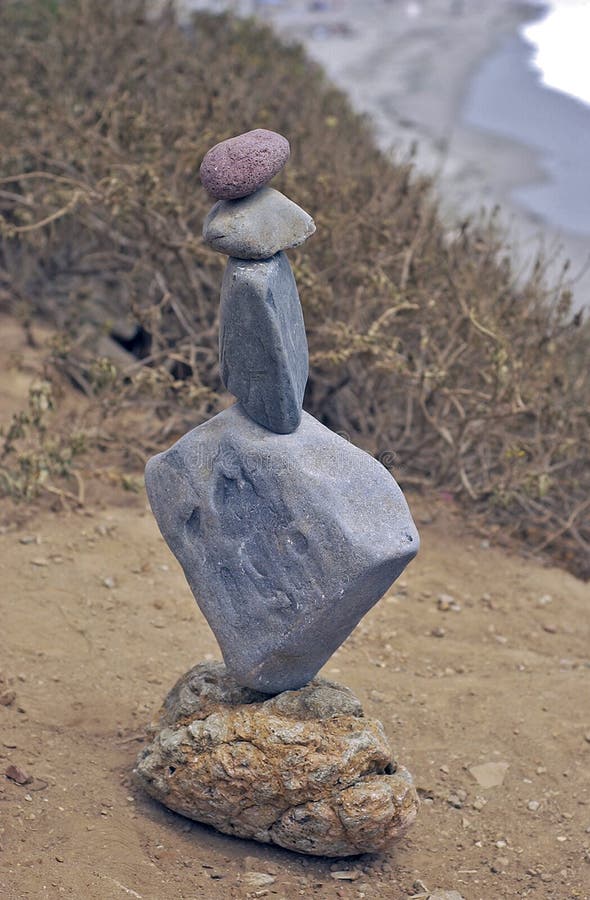 Balanced Rocks stock image. Image of center, cliff, malibu - 44341