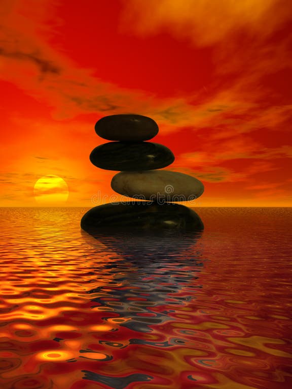 Balanced Rocks stock illustration. Illustration of ascend - 978081