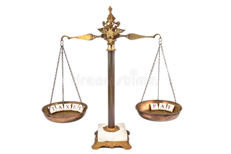 Balanced Scale of Income and Expenses Stock Image - Image of concept ...