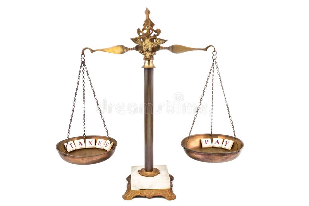 Balanced Scale of Income and Expenses Stock Image - Image of concept ...