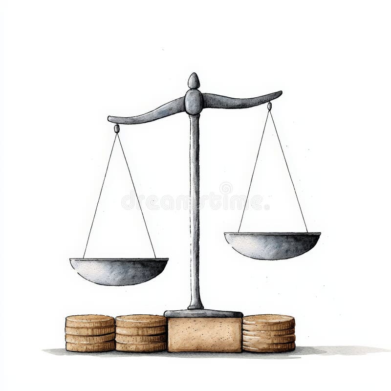 A Balanced Scale Symbolizes Justice and Fairness Emphasizing the Value ...