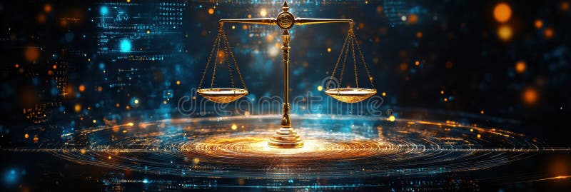 A Balanced Scale Symbolizes Justice and Transparency in AI ...