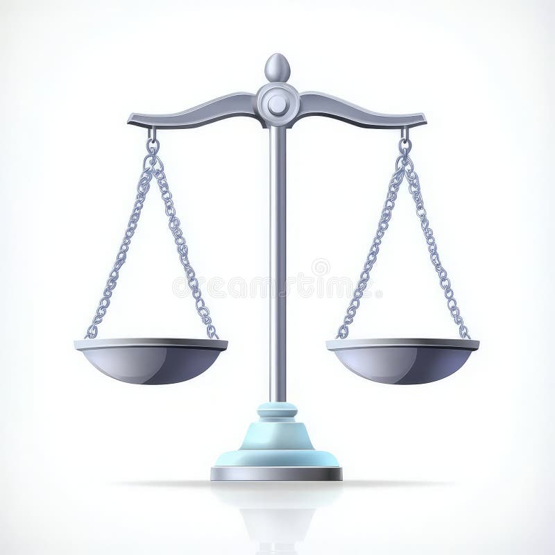 Balanced Scale Symbolizing Justice and Law, Representing Fairness and ...
