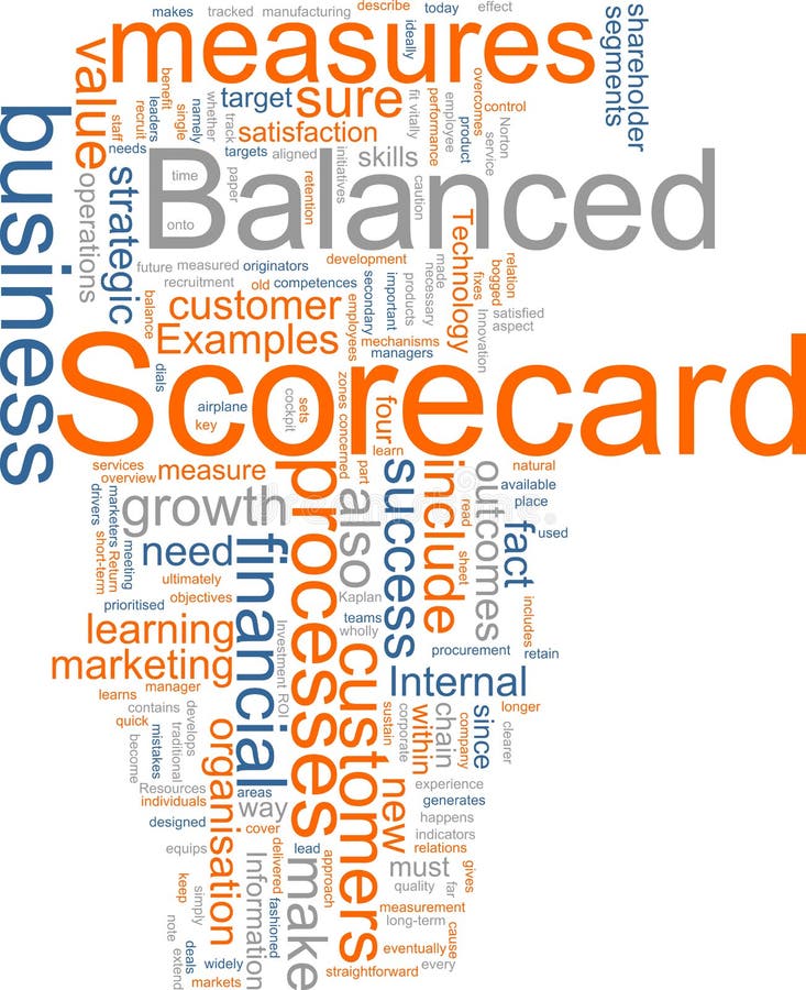 Balanced Scorecard stock illustration. Illustration of clients - 23799208