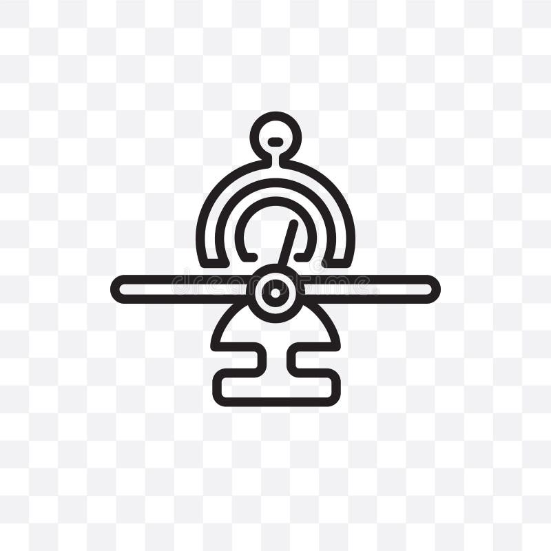 Balanced Scorecard Vector Linear Icon Isolated on Transparent ...