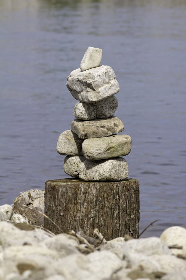 Granite Rock Stone Stack Formation Stock Photo - Image of formation ...