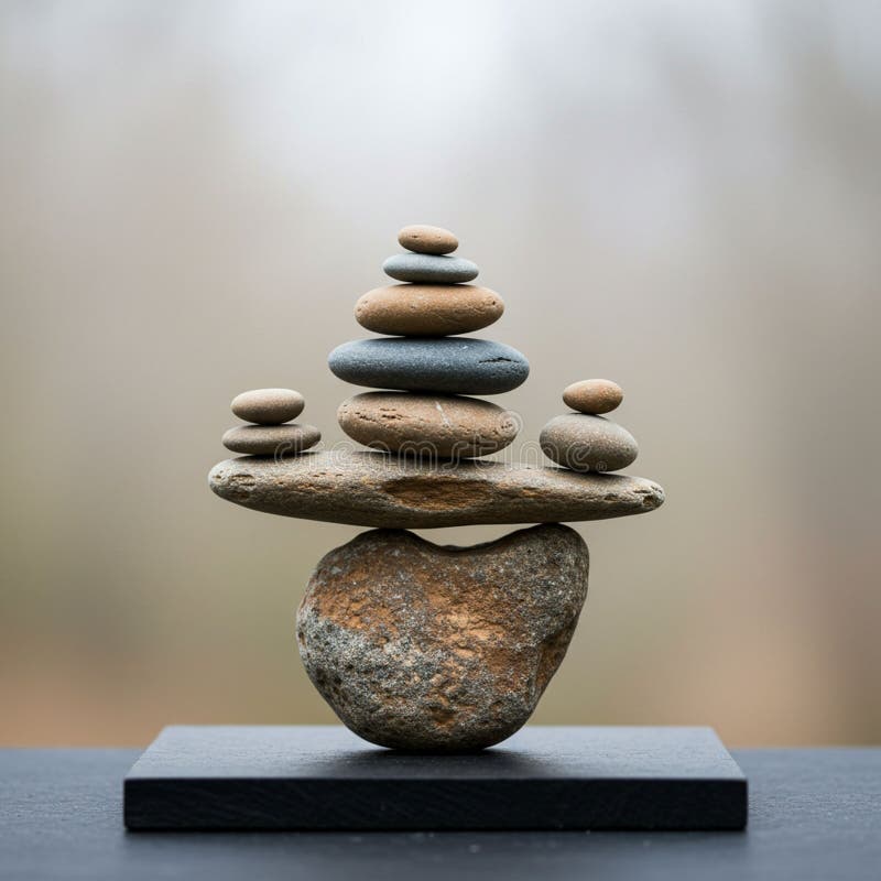 Balanced Stone Structure Stock Illustrations – 852 Balanced Stone ...