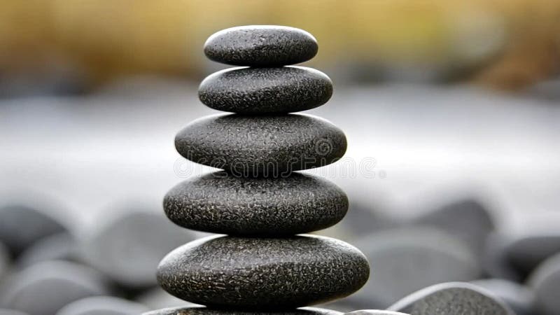 Balanced Stones: Zen Practice in Stacked Arrangement, Creating Serene ...