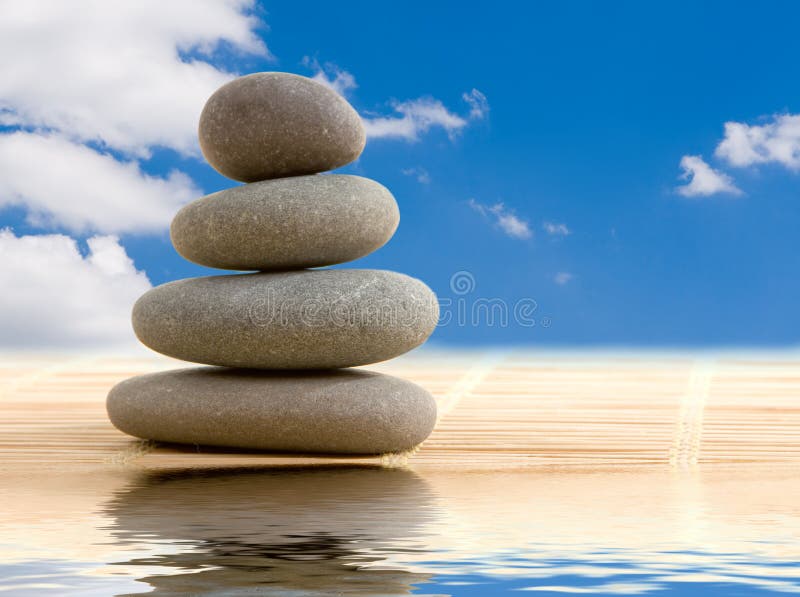 Balanced stones stock image. Image of stability, hill - 7410349