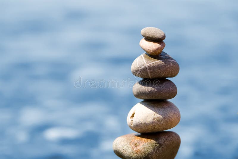 Balanced stones stock image. Image of stability, hill - 7410349