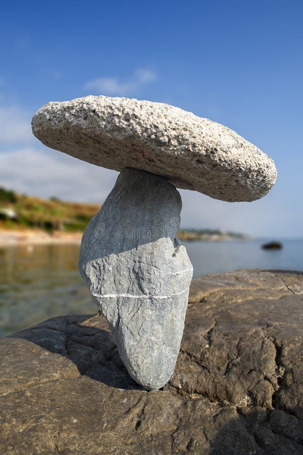 Stone Balance stock image. Image of tranquility, relax - 329336499