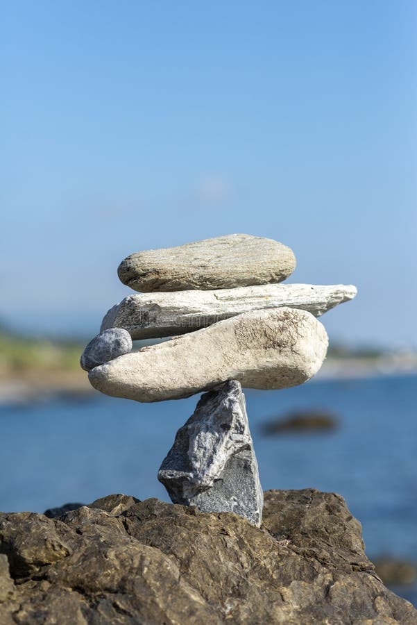 Stone Balance stock image. Image of tranquility, zenlike - 332016519