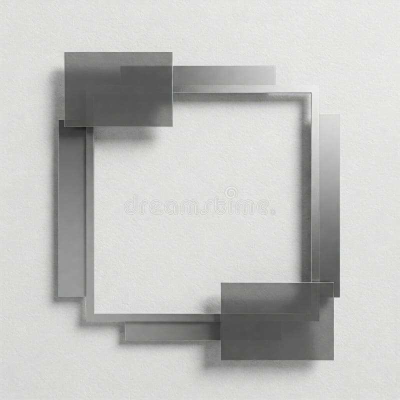 Balanced Transparent Rectangle Layers Stock Illustration - Illustration ...