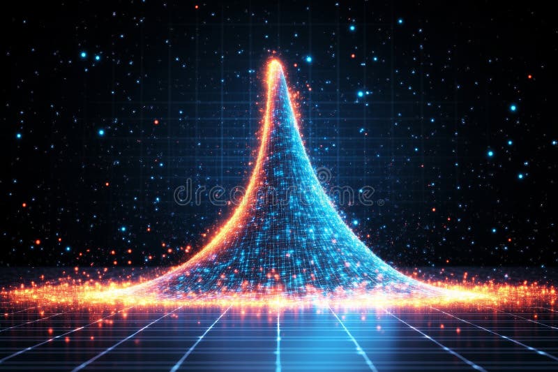 A Balanced Visual of a Normal Distribution Shows a Steady Decrease in ...