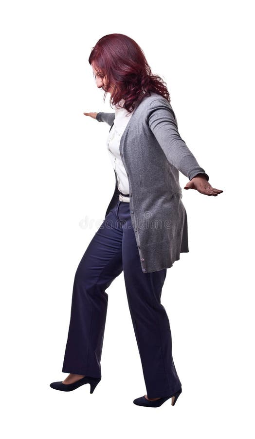 Balanced woman stock photo. Image of walking, balance - 34771940