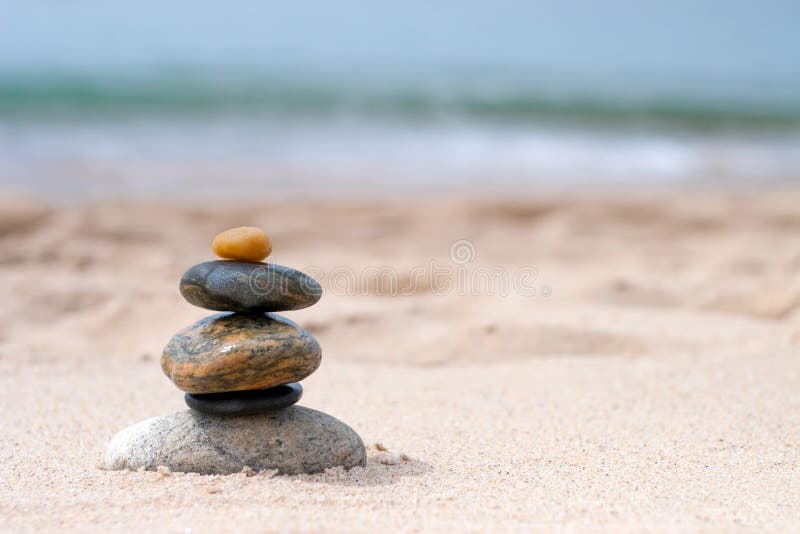 Balanced Zen Rocks stock photo. Image of closeup, sand - 14187086