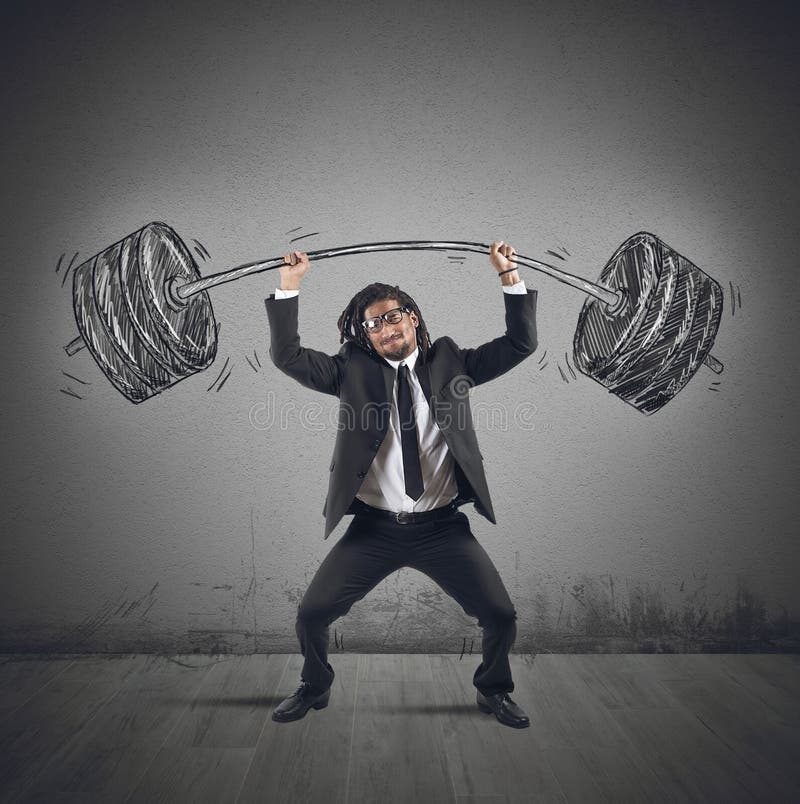 Balancer business stock photo. Image of muscular, balancer - 48265154