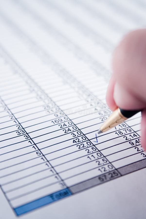 Balancing the Accounts stock photo. Image of bank, analyzing - 5101206