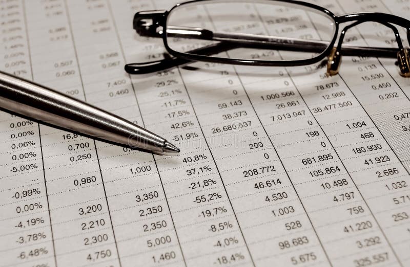 Balancing the accounts stock image. Image of figures - 39158089