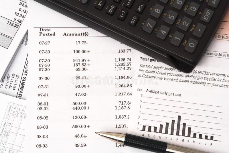 Balancing checkbook stock photo. Image of green, income - 3153546