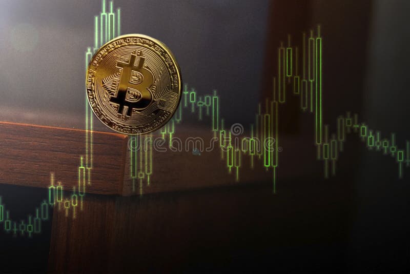 Balancing Coins Around the Edge of the Table. Stock Image - Image of ...