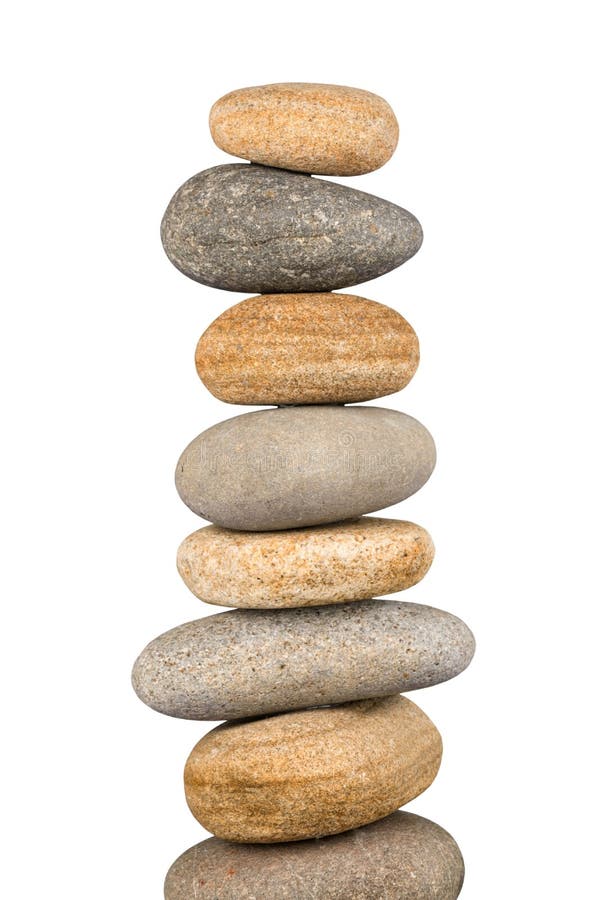 Balancing Pebbles stock photo. Image of isolated, stones - 113056086