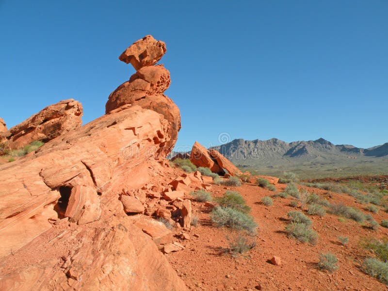 Balancing Rock stock photo. Image of indian, elizabeth - 53997674
