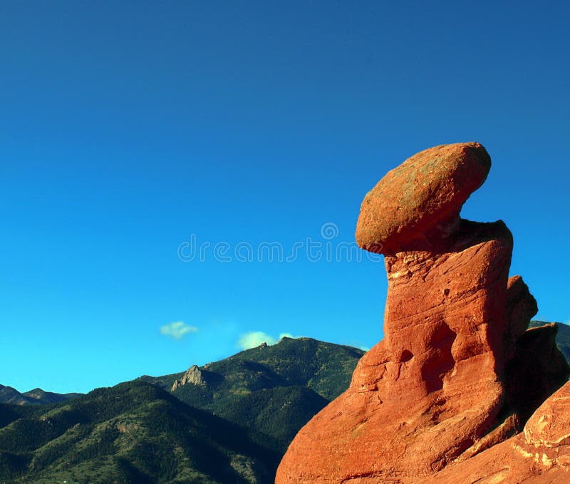 Balancing Rock Formation stock photo. Image of mountains - 21470456