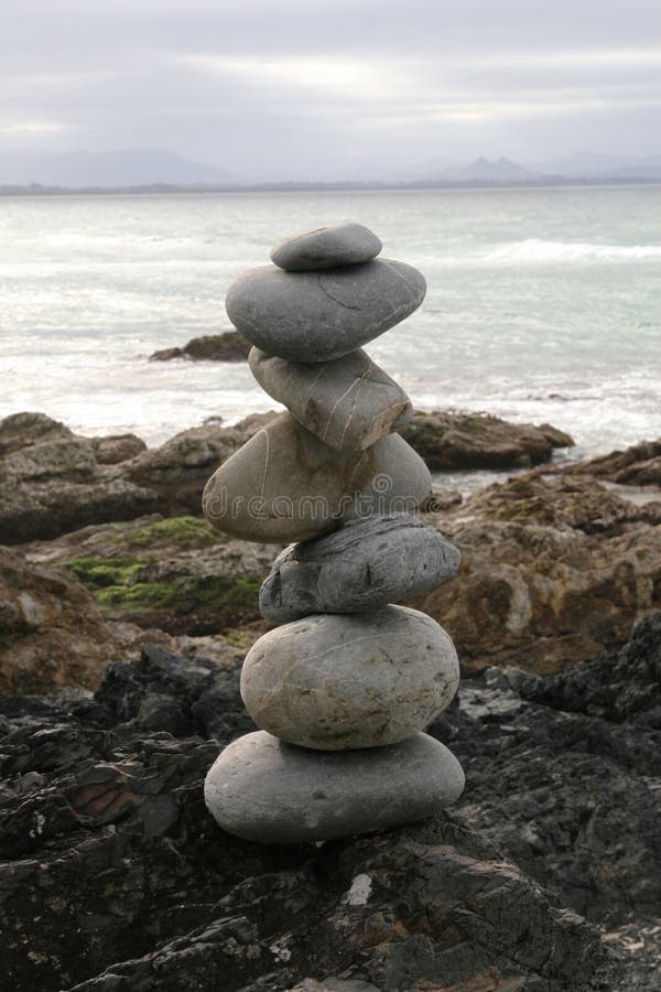 Balancing rocks stock photo. Image of balancing, ocean - 13555220