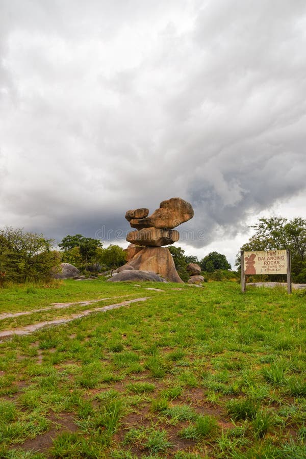 Balancing Rocks at Epworth, Zimbabwe Stock Image - Image of mutare ...