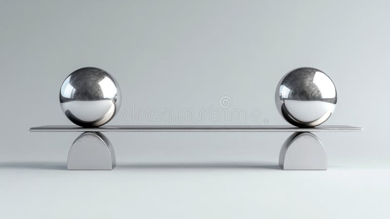 Balancing Spheres Achieving Equilibrium on a Simple Scale Stock ...