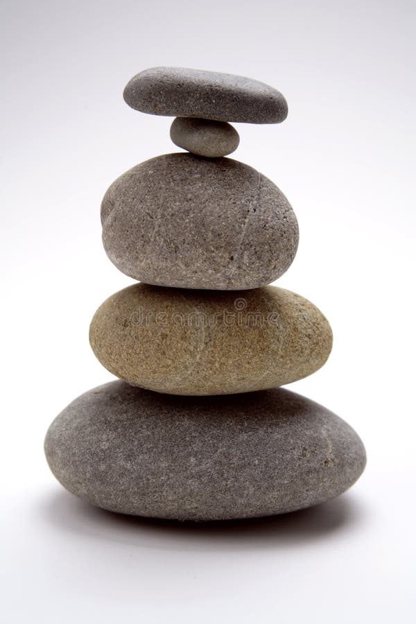Stacked stones stock photo. Image of stacked, round, flat - 16441076