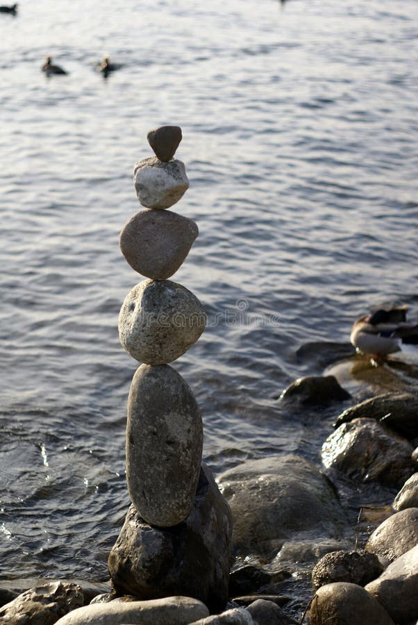 Balancing stones stock image. Image of gravity, equilibrium - 4739715