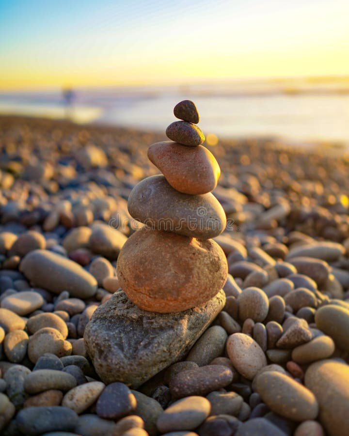 Balancing stones stock image. Image of balance, artistic - 6742269