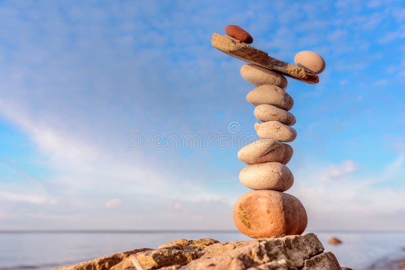 Balancing of stones stock image. Image of parity, accuracy - 62307381