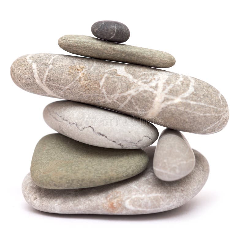 Balancing stones stock photo. Image of peace, isolated - 198197626