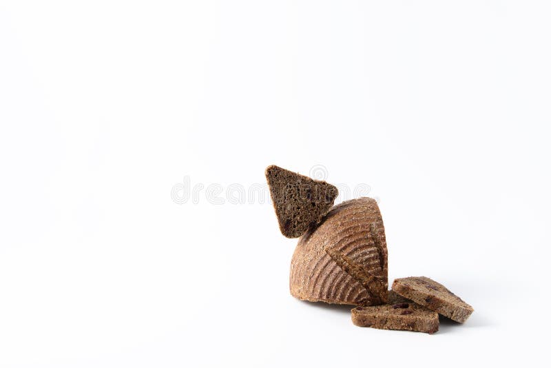 Balancing Structure Made of Rye Bread. Useful Product Stock Photo ...